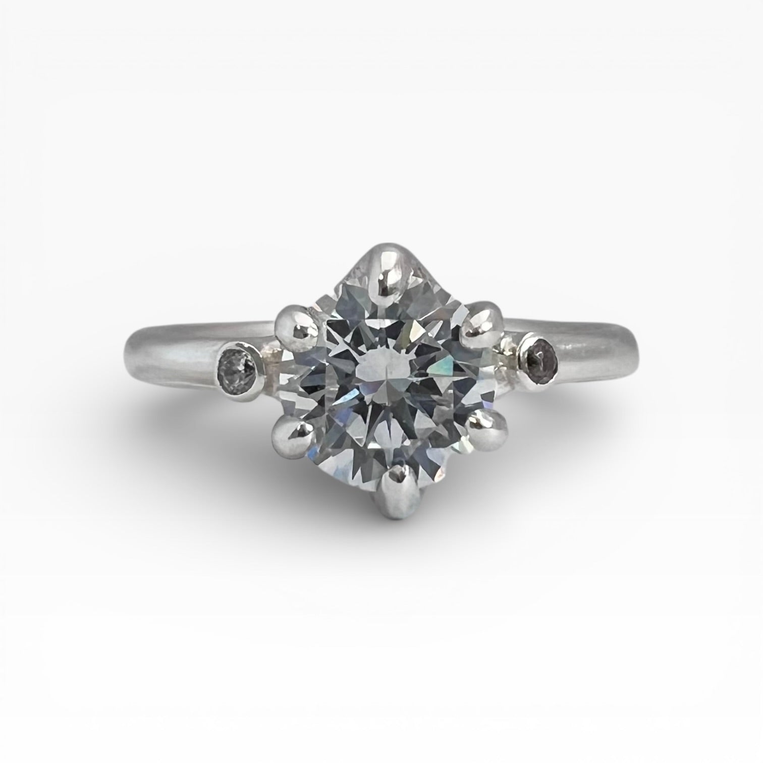 e. scott nuptials... The 6 Prong Swoop Engagement Ring – e. scott originals